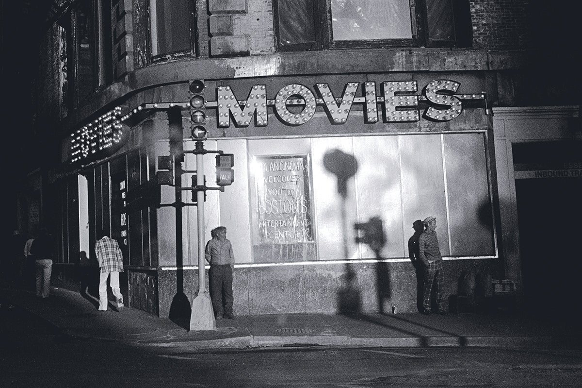 Then & Now: The Combat Zone Red-Light District