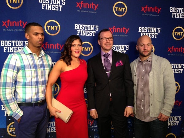 Donnie Wahlberg Premieres 'Boston's Finest' in Downtown