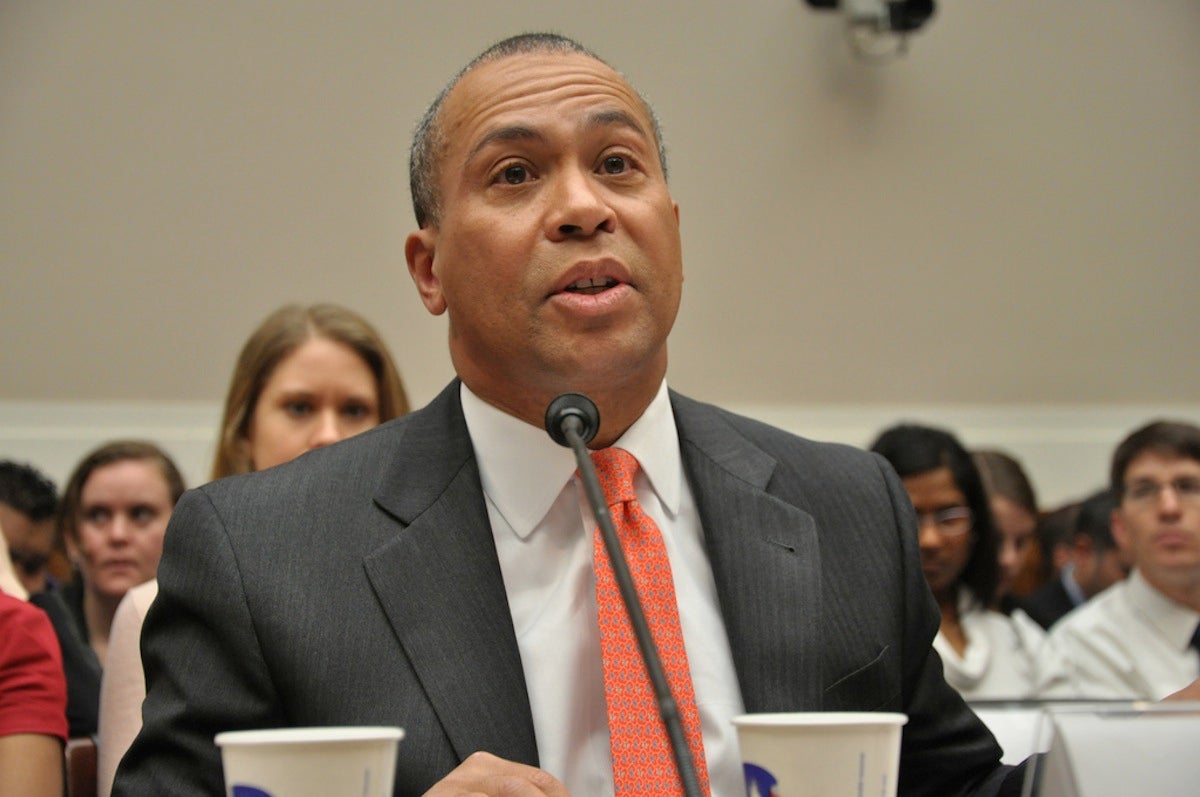 Deval Patrick Tells Western Mass. Crowd: "Stay Woke"