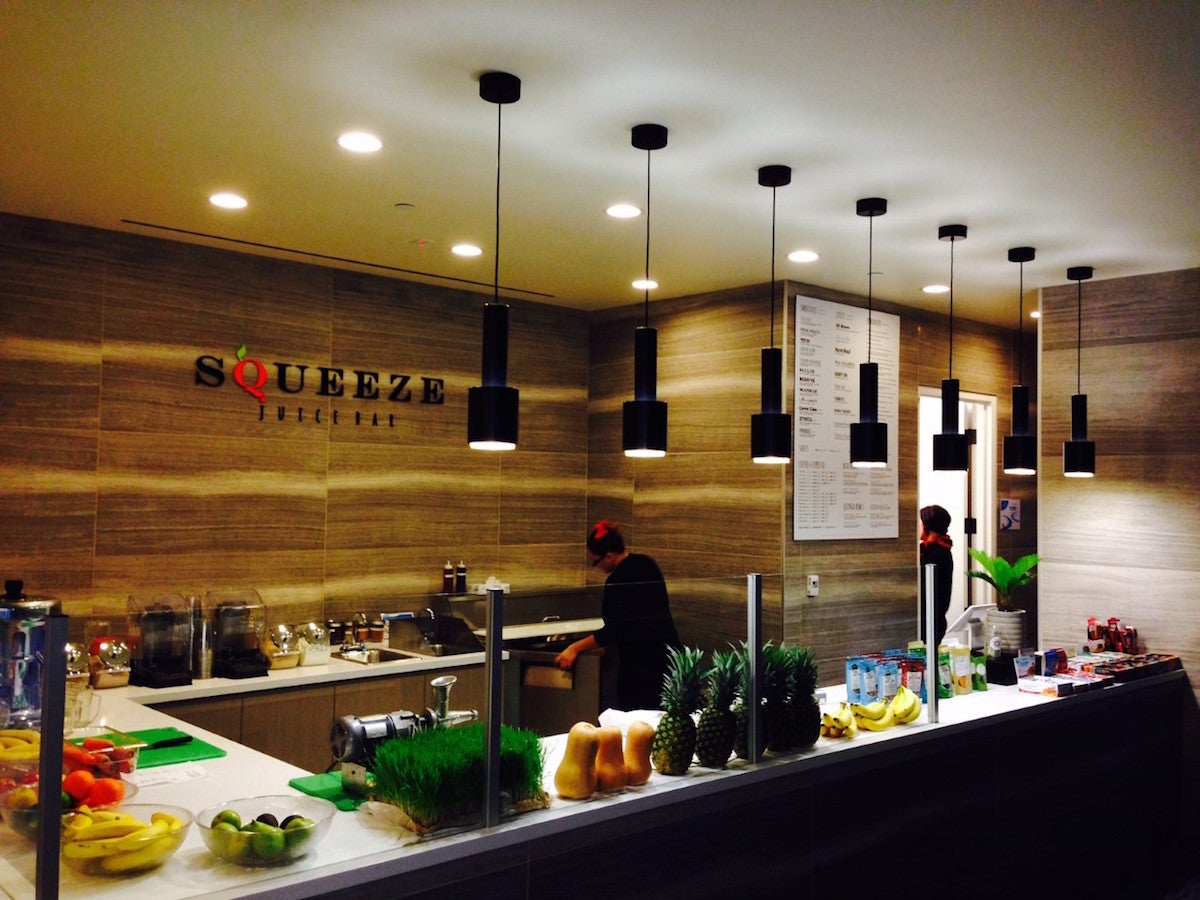 Squeeze Juice Bar Is Now Open in Healthworks