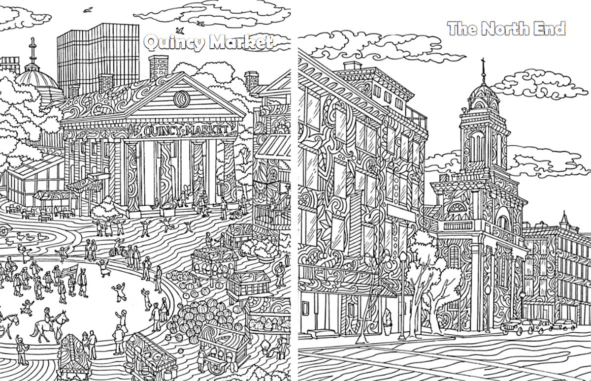 Behold This New Boston-Themed Coloring Book