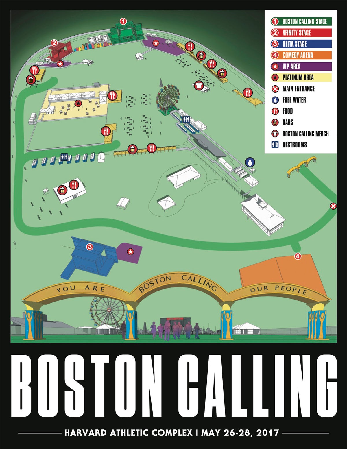 The Boston Calling 2017 Layout Has Been Revealed