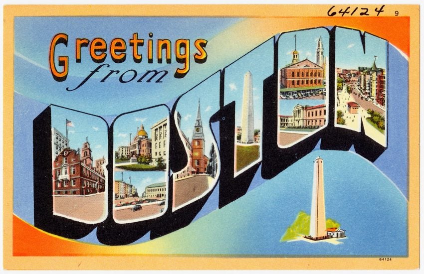 15 Vividly Vintage Postcards of Boston