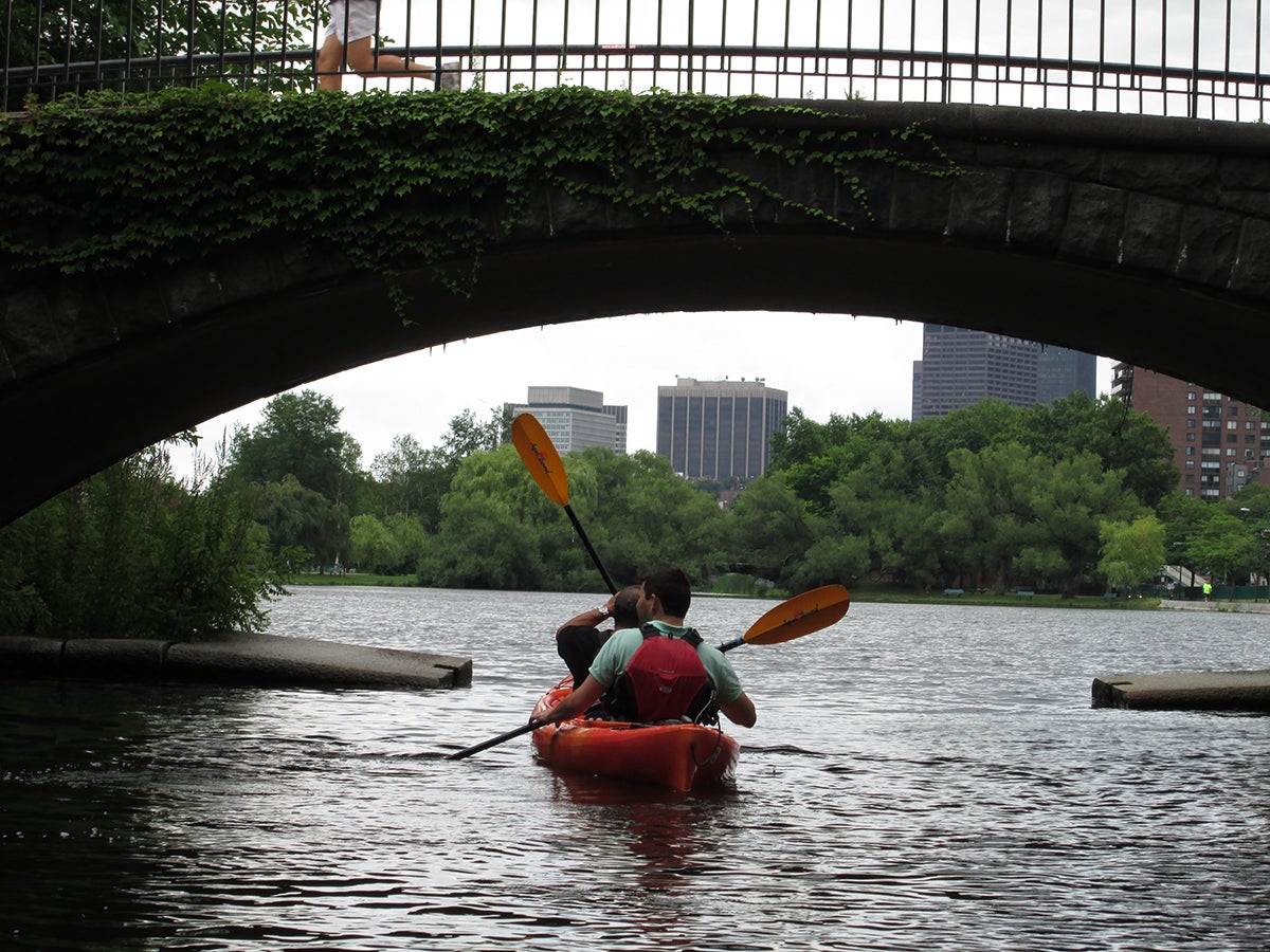 Spend Father's Day Kayaking and Fishing on the Charles