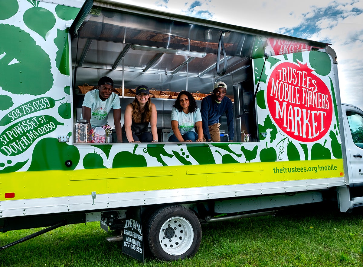 Introducing the Trustees Mobile Farmers Market, a Portable Farm Stand