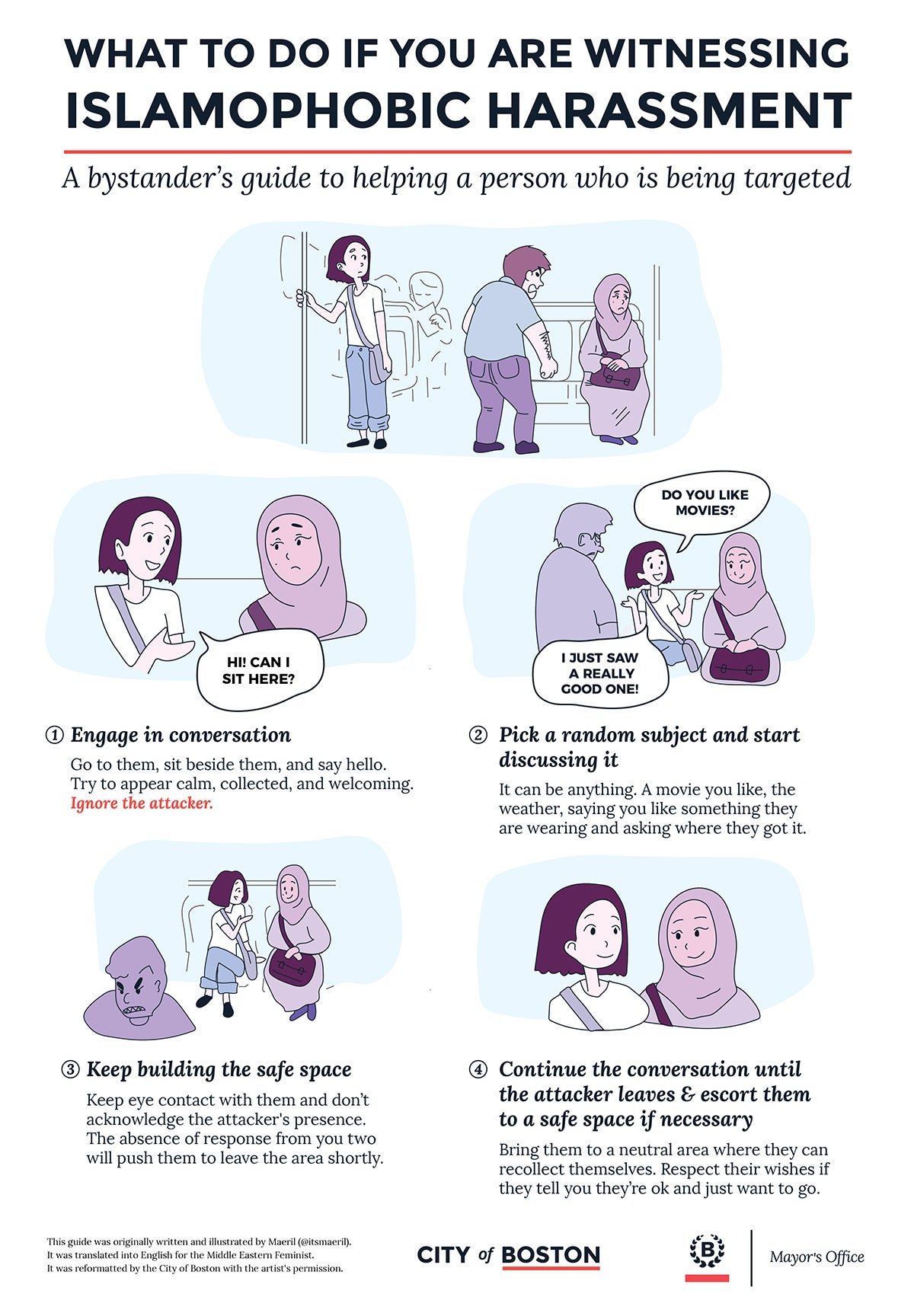Muslim Community Leaders Praise Boston's Anti-Islamophobia Posters