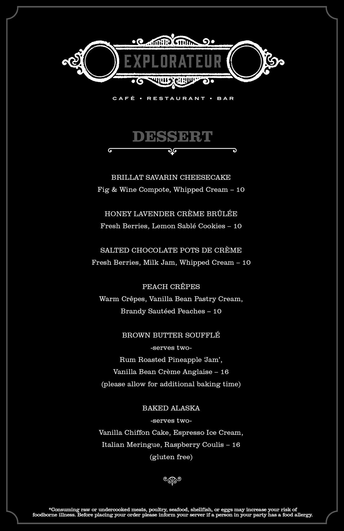 Check Out the Opening Menus at Explorateur