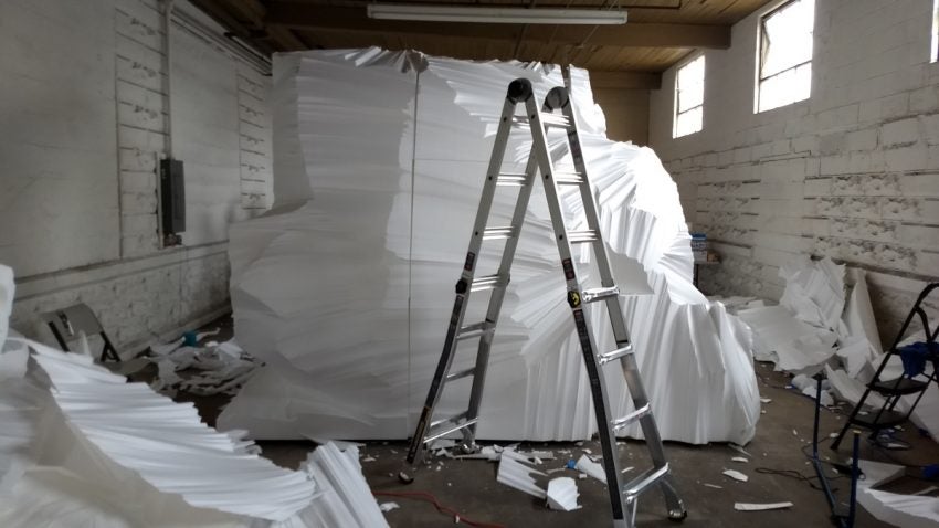 A Giant Foam Iceberg Will Float in Boston's Fort Point Channel