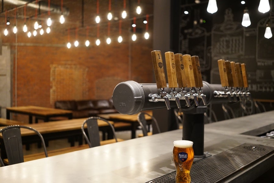 Take a Look Inside the New Tap Room at Sam Adams' Boston Brewery