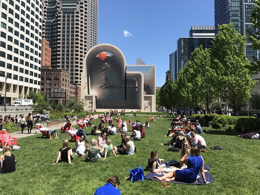 Downeast Cider Has an Open-Air Bar at Dewey Square on the Greenway