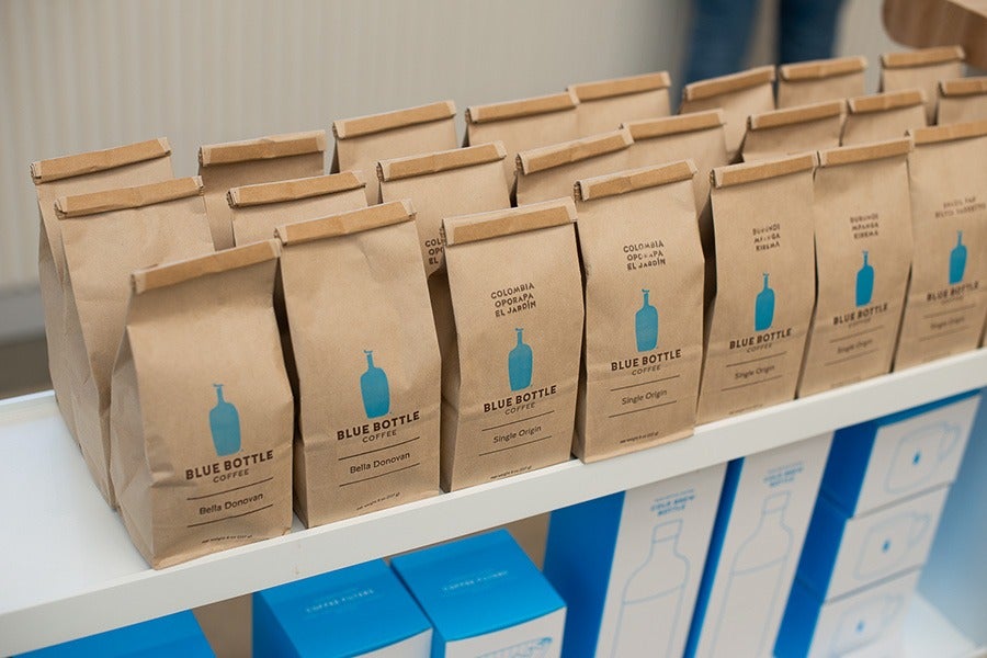 Blue Bottle Coffee Opens a Sunny Café Inside the Prudential Center