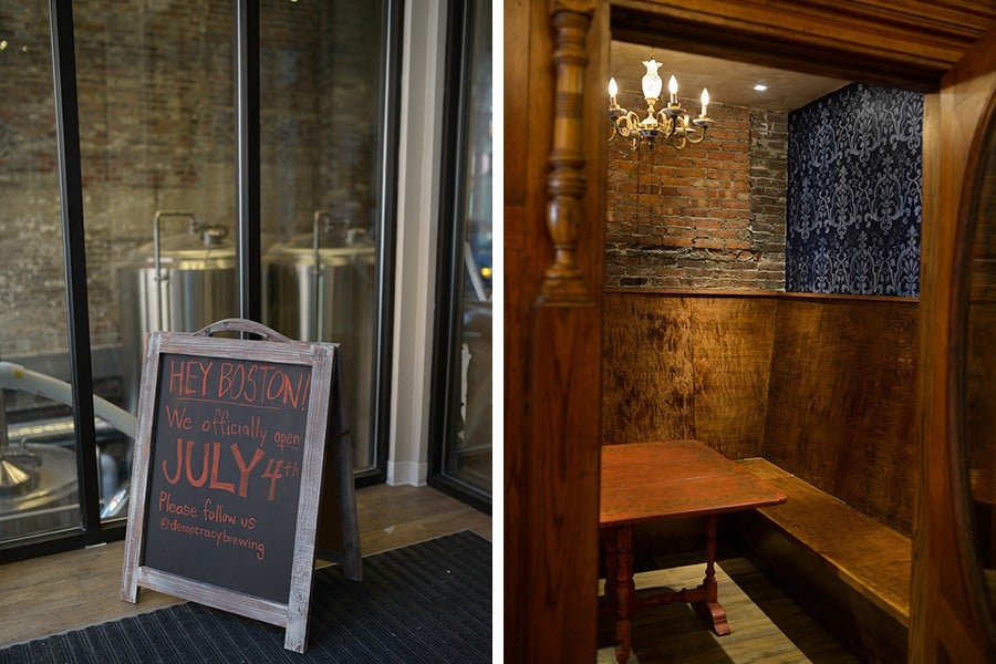 Democracy Brewing Is Now Open in Downtown Boston