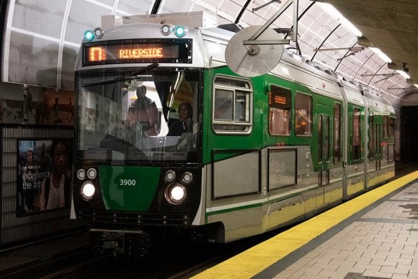 The First New MBTA Green Line Train Just Hit the Tracks