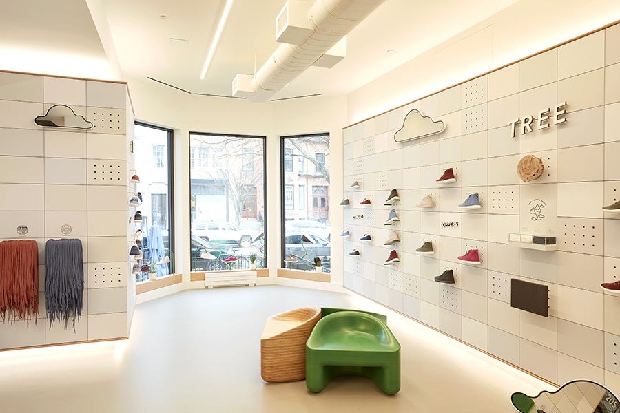 The First Boston Location of the Shoe Store Allbirds Opens Today