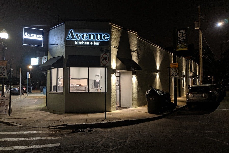 Here's Your First Look at Avenue Kitchen and Bar in Somerville