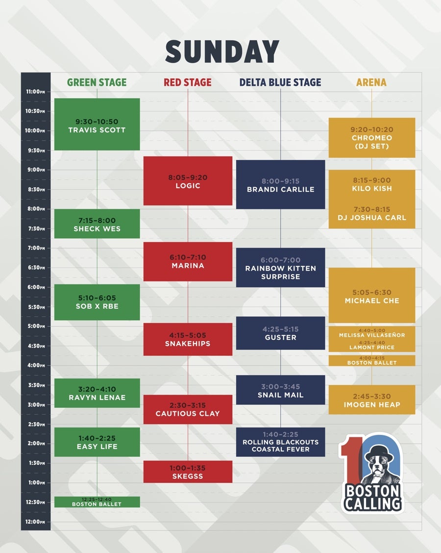 The Boston Calling 2019 Set Times Are Here, So Plan Carefully