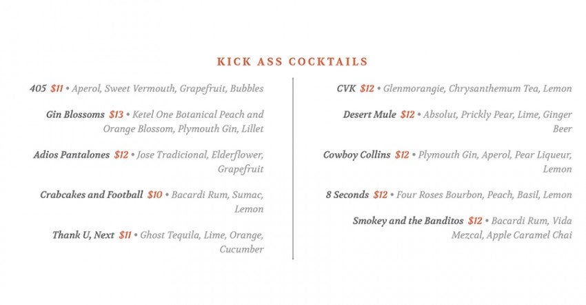 Here's Your First Look at the "Redefined Comfort Food" Menu at Stillwater