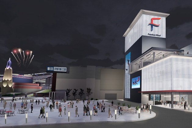Patriot Place Is Getting an Indoor Skydiving Facility