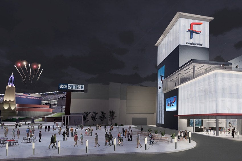 Patriot Place Is Getting an Indoor Skydiving Facility