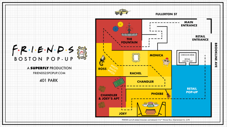 The Friends 25th Anniversary Pop-Up Is Officially Coming to Boston