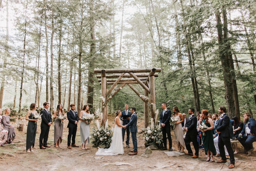 At Hardy Farm, An Outdoorsy Couple Threw an Earthy, Elegant Wedding