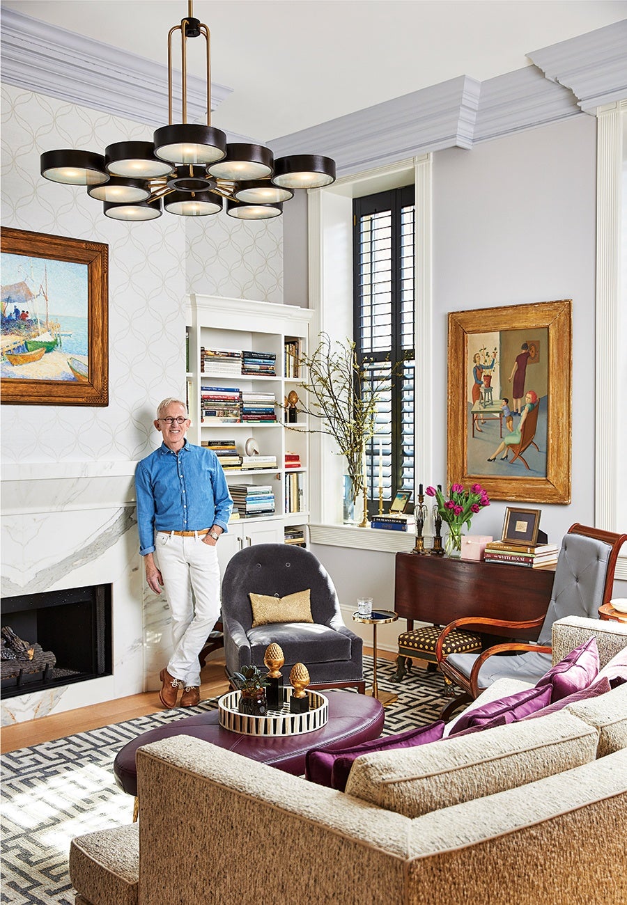Designer Jeff Swanson Strikes a Balance in His Beacon Hill Living Room