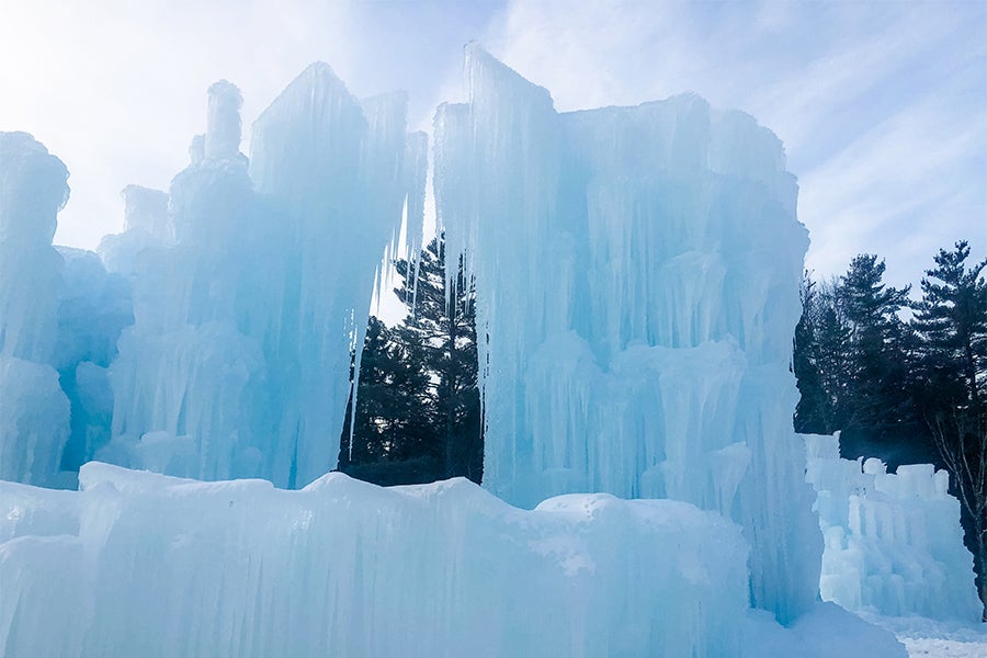 Make the Most of Winter with a Stroll through Castles Carved Out of Ice