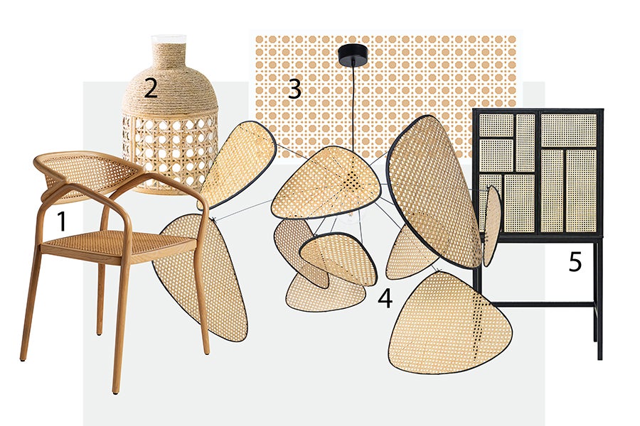 10 Design-Forward Ways to Nail This Season's Cane Décor Trend
