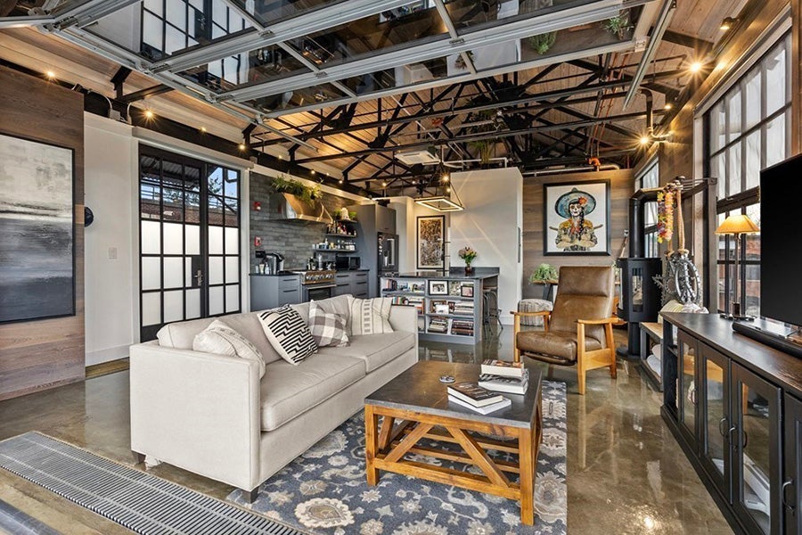 On the Market: An Industrial-Style Penthouse Loft in Davis Square