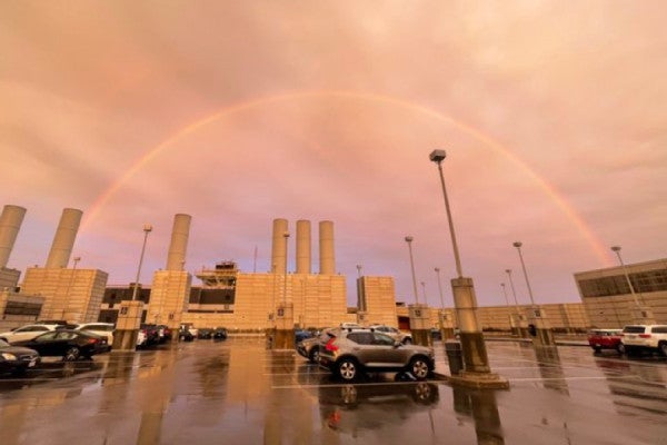 Happy Pride Month to Boston's Glorious Sunset Double Rainbow