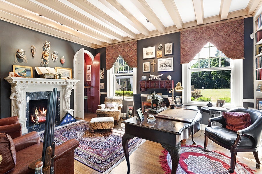 On the Market: A Tuscan-Style Mansion Overlooking a Wenham Golf Course