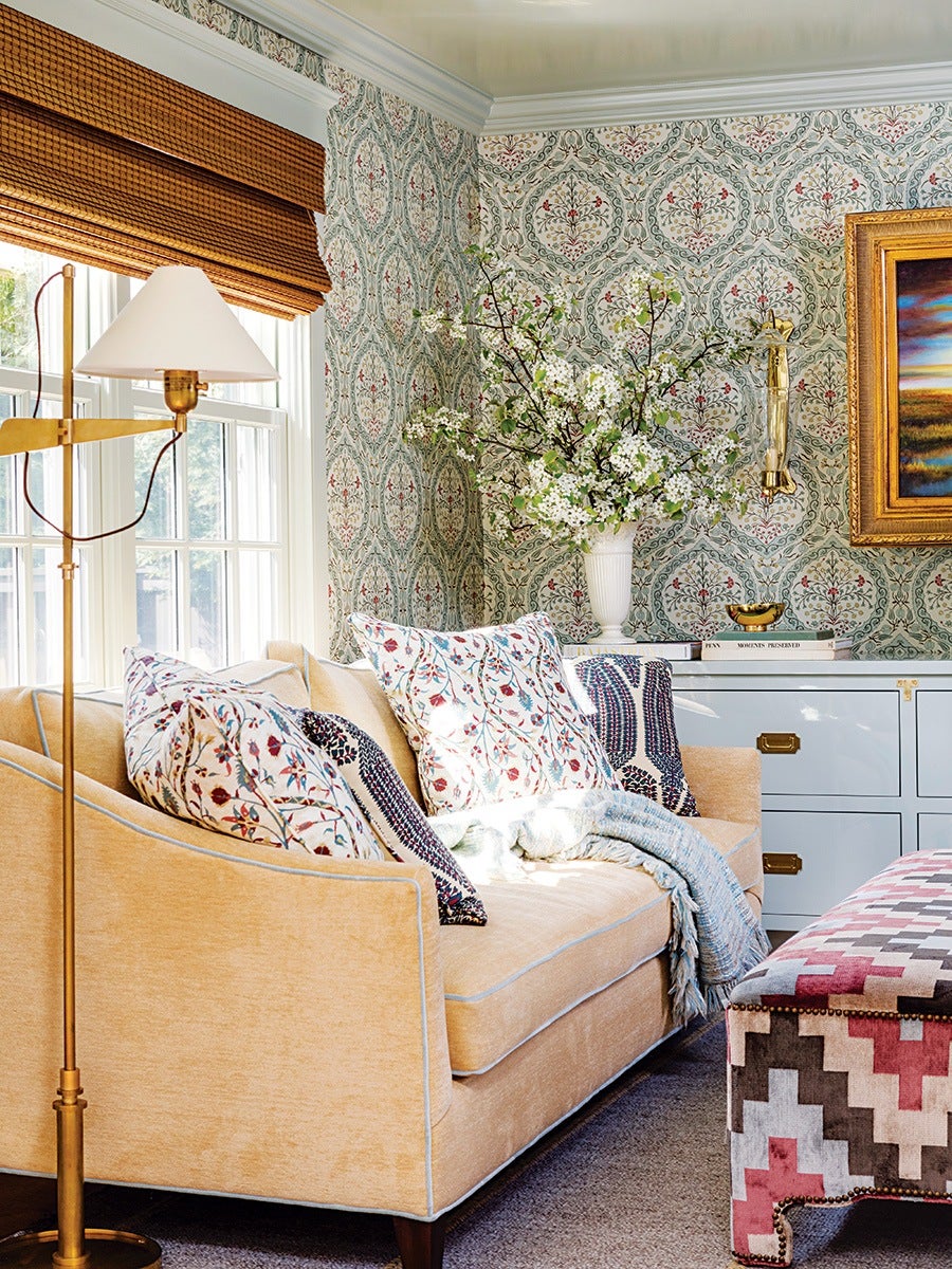Digs Design Company Brings Color to a Wellesley Cape Cod Home