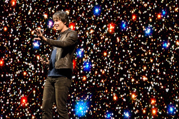 Professor Brian Cox, the Taylor Swift of Science, Comes to Boston