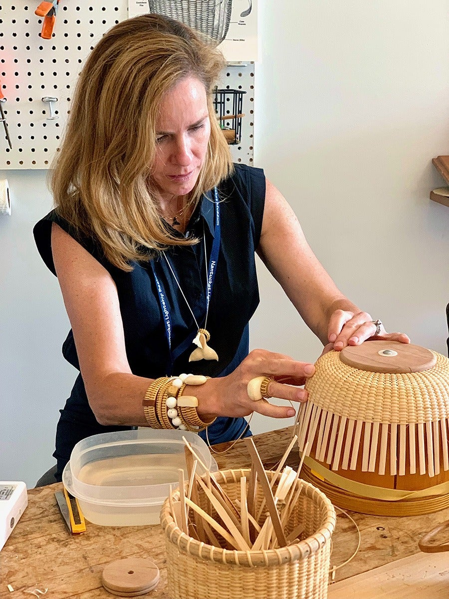 Whale Tail Weaving Reimagines a Nantucket Tradition