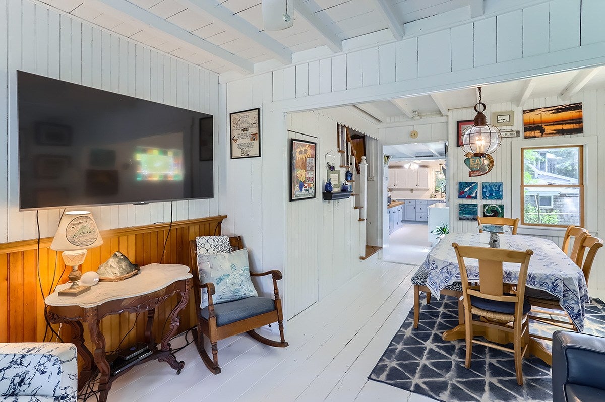 On the Market: A Blue Candy-Colored Martha's Vineyard Cottage