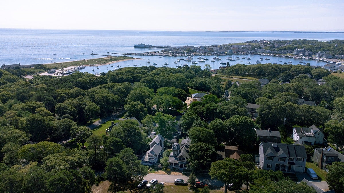 On the Market: A Blue Candy-Colored Martha's Vineyard Cottage