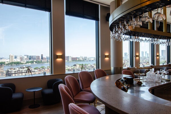 Bubble Bath Back Bay Wine Bar Opens on CitizenM Rooftop